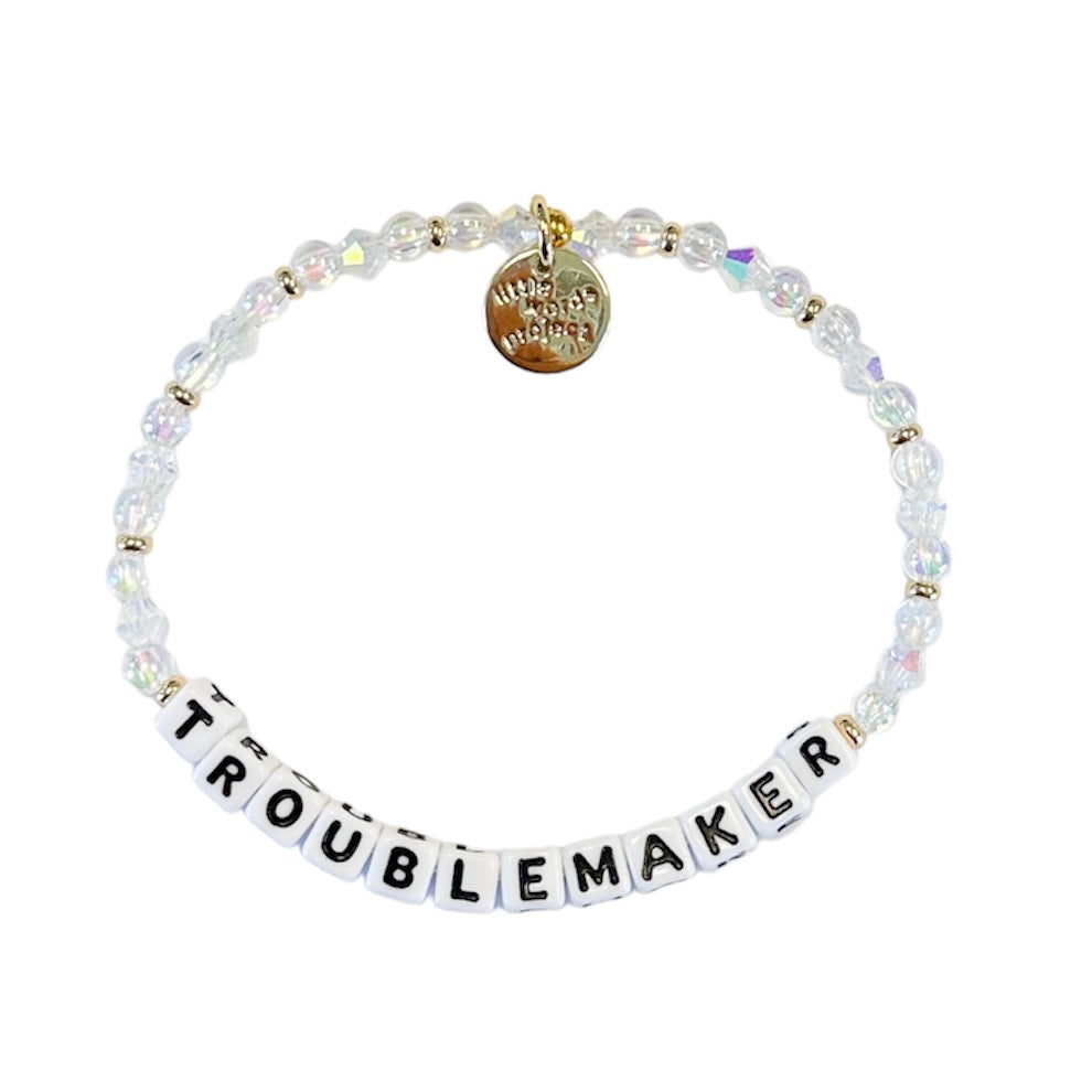 Little Words Project Troublemaker Bracelet - Tickled Pink ...