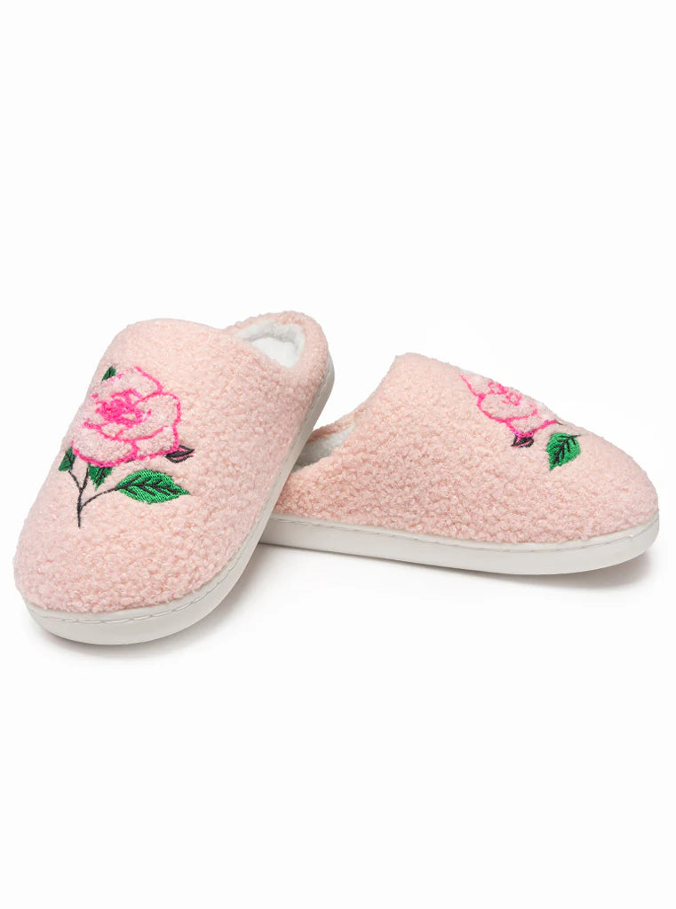 Rose Slippers – Tickledpinkshoppe