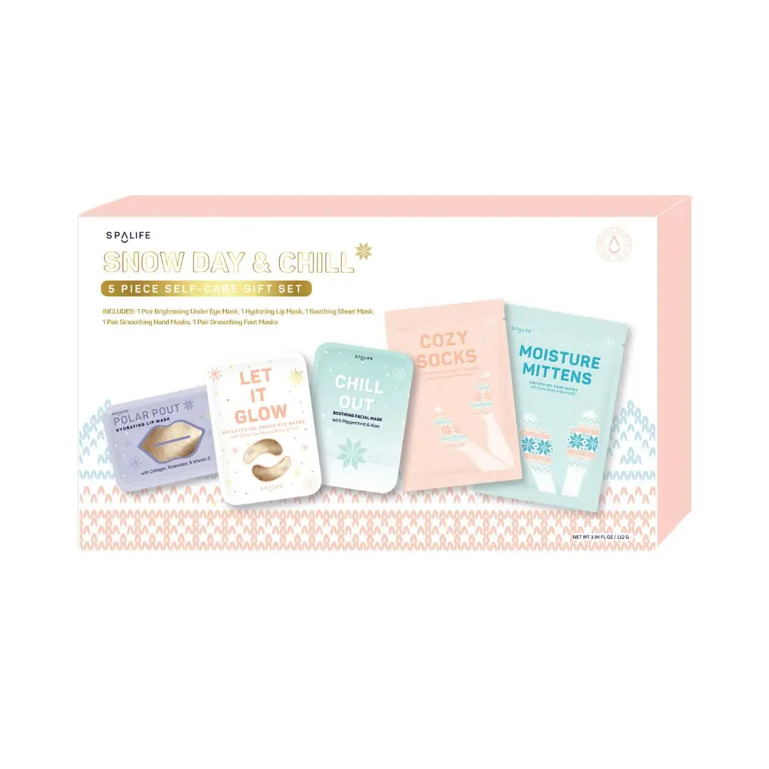 Holiday Snow Day & Chill 5 Piece Self-Care Winter Gift Set ...